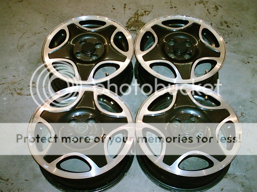 15 inch Black Imola GTI rims | VW Vortex - Volkswagen Forum